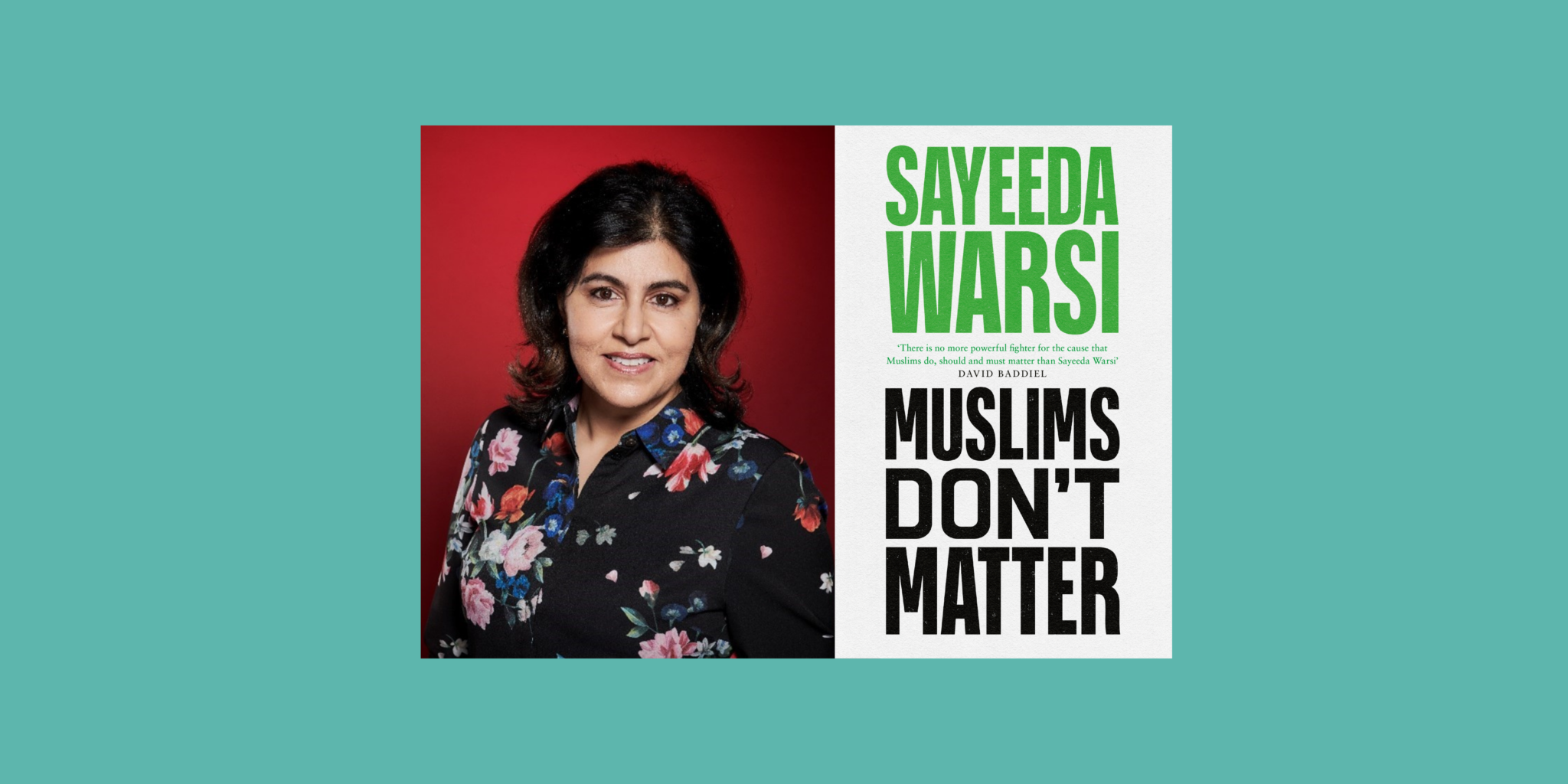Sayeeda Warsi - Hexham Book Festival
